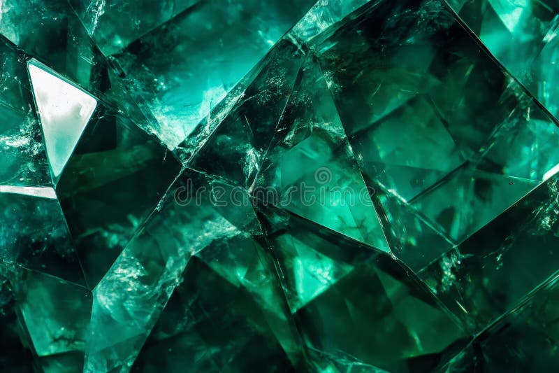 Smooth Emerald Texture, Rich Green Tones with Natural Light Reflections ...