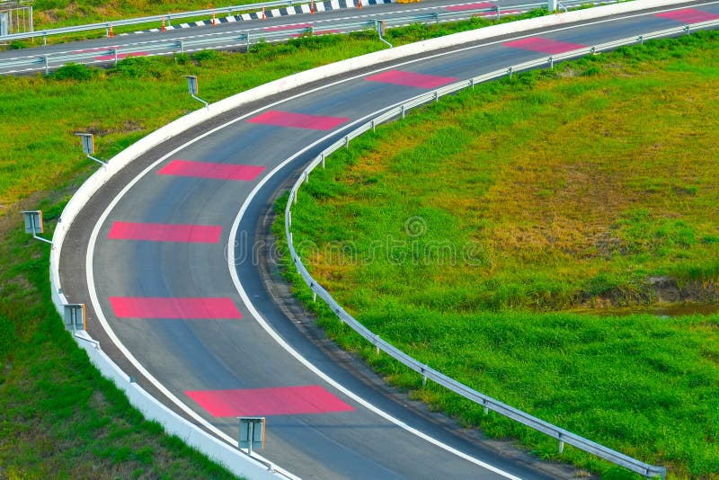 Smooth Exit from a High-speed Highway with a Turn and a Smooth Descent ...