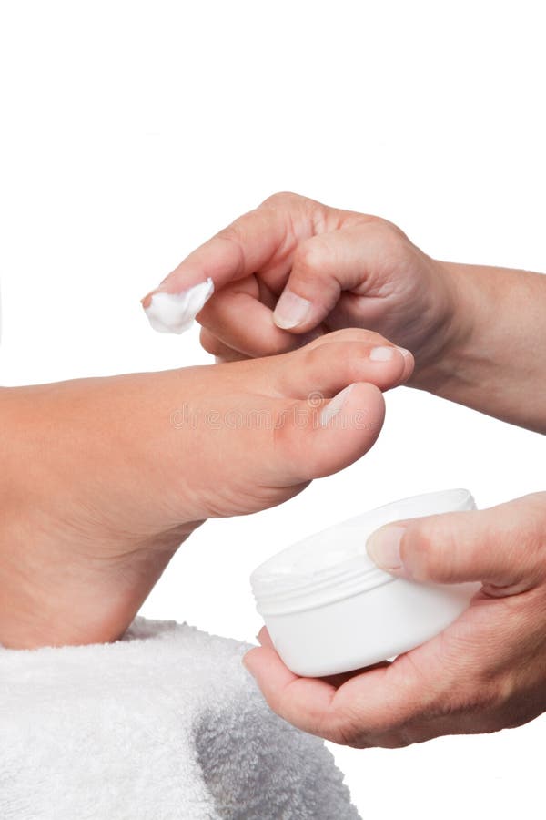 Foot massage stock image. Image of massager, hands, massaging - 16073977