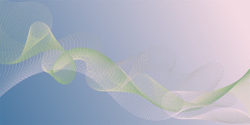 Smooth Filament Curves Motion Creative Background. Stock Vector ...