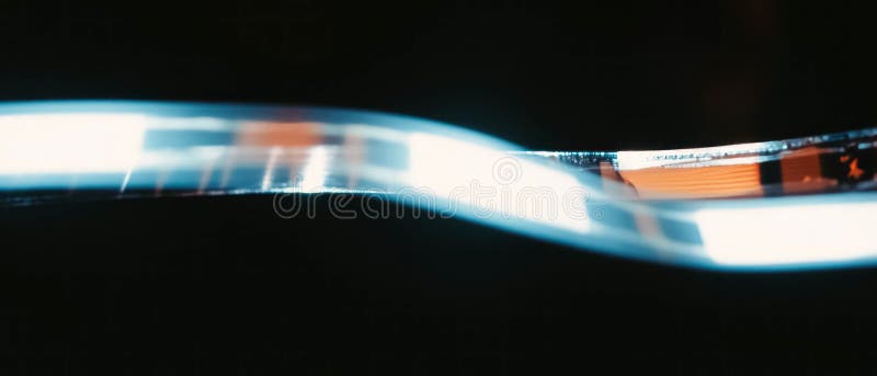 Smooth Film Texture Overlay with Clean Surface and Empty Middle Against ...