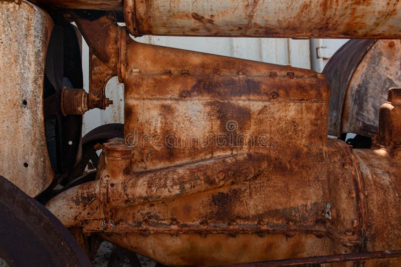 Smooth Flathead Tractor Engine Stock Image - Image of smooth, steel ...