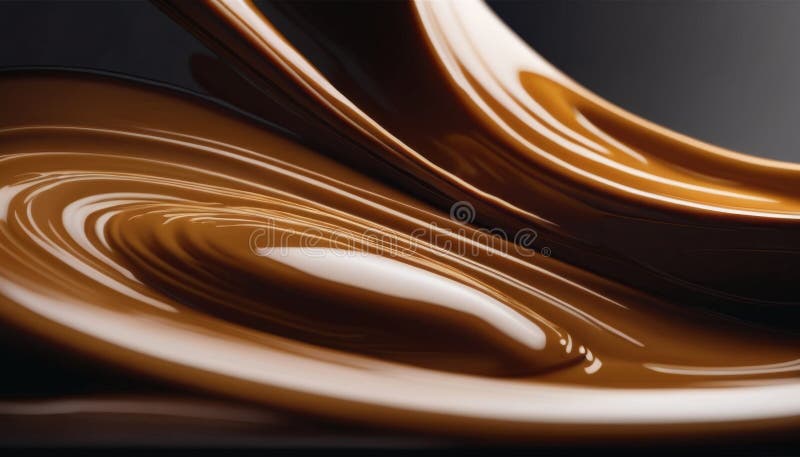 Smooth Flow of Chocolate Syrup Stock Image - Image of smooth, glossy ...