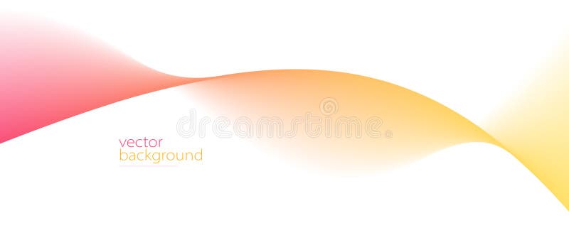 Smooth Flow of Wavy Shape with Gradient Vector Abstract Background ...