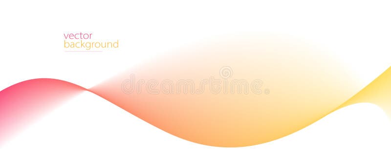 Smooth Flow of Wavy Shape with Gradient Vector Abstract Background ...