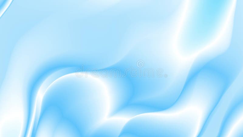 Smooth Flowing Curves in Soft Blue Gradients Create a Silky Abstract Texture with a Fluid ...