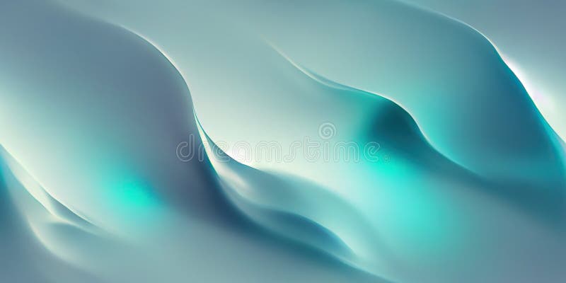 A Smooth Flowing Flow with Bluish-white Wavy Forms and a Blurring ...
