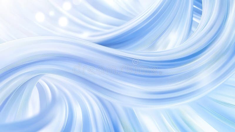 Smooth Flowing Light Blue Abstract Waves and Motion Background Stock ...