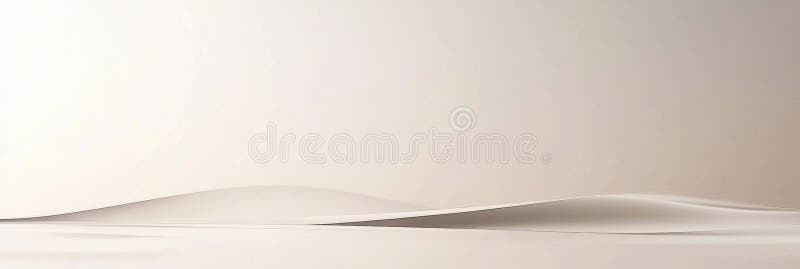 Smooth, Flowing Lines Create a Tranquil Landscape with a Minimalistic ...