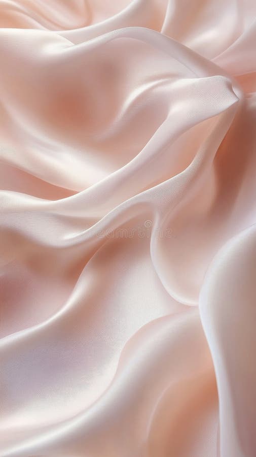 Smooth Flowing Peach Silk Fabric Texture, Elegant and Delicate Design ...