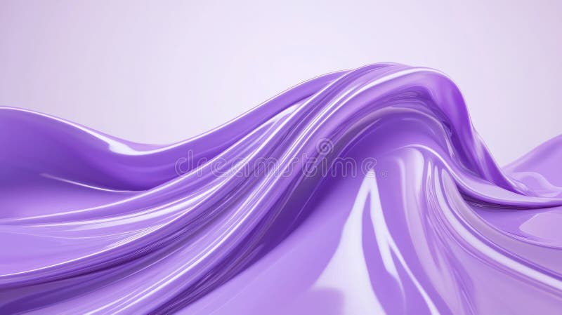 Smooth, Flowing Purple Liquid Creates Captivating Visual Effect Stock ...