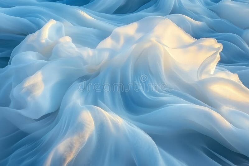 Smooth, Flowing Structures of Liquid or Fabric Folds, Ideal for Fashion ...