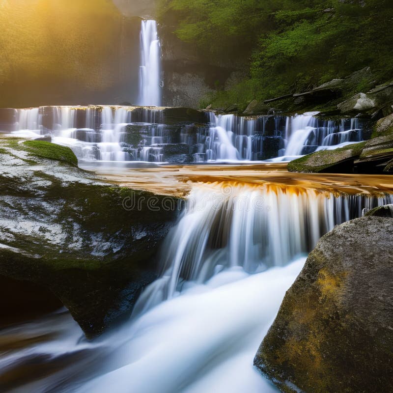 A Smooth and Flowing Texture with Waterfalls and Cascading Streams5 ...