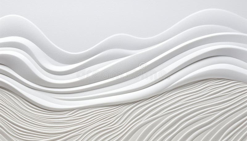 Smooth Flowing Wave Pattern in Modern Abstract Design Generated by AI ...