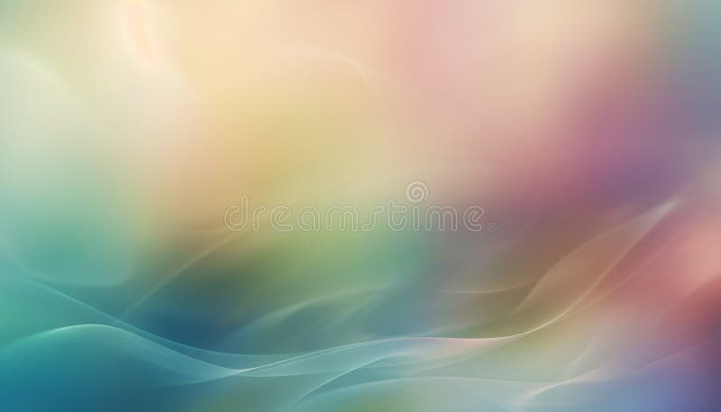 Flowing Wave Pattern Creates Elegant Abstract Backdrop Generated by AI ...
