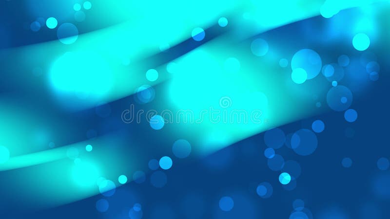 Abstract Flowing Waves Motion Background in Blue and Turquoise Colors ...