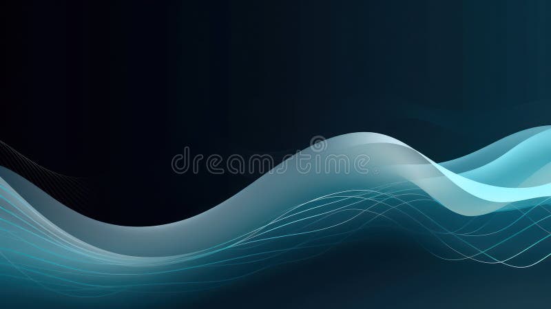 Inspiration in Motion: the Smooth, Flowing Waves in Navy Blue, White ...