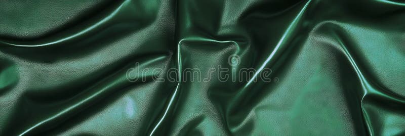 Smooth Forest Green Leather Texture with Subtle Shadows for a Stylish ...
