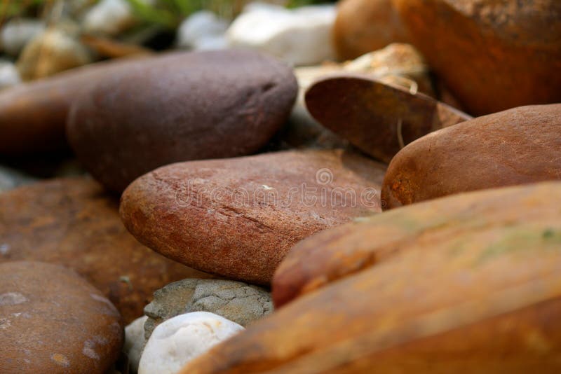 Smooth Garden Rocks stock image. Image of plain, group - 46118347