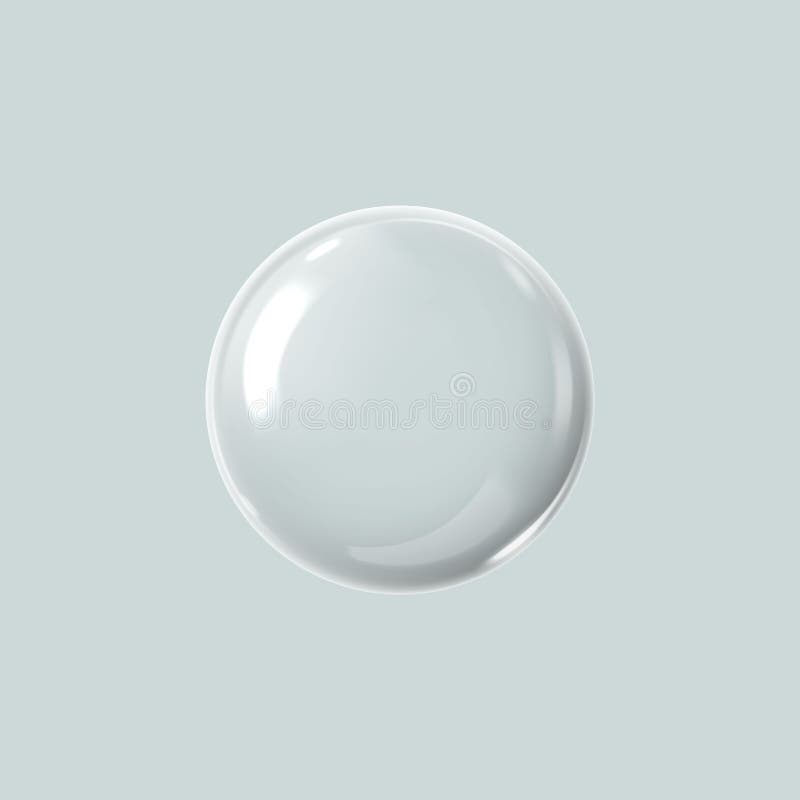 Smooth Glass 3d Ball Vector Illustration for Modern Design Stock ...