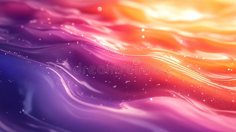 Liquid Sunset Gradient Background Stock Photo - Image of liquid, paint ...