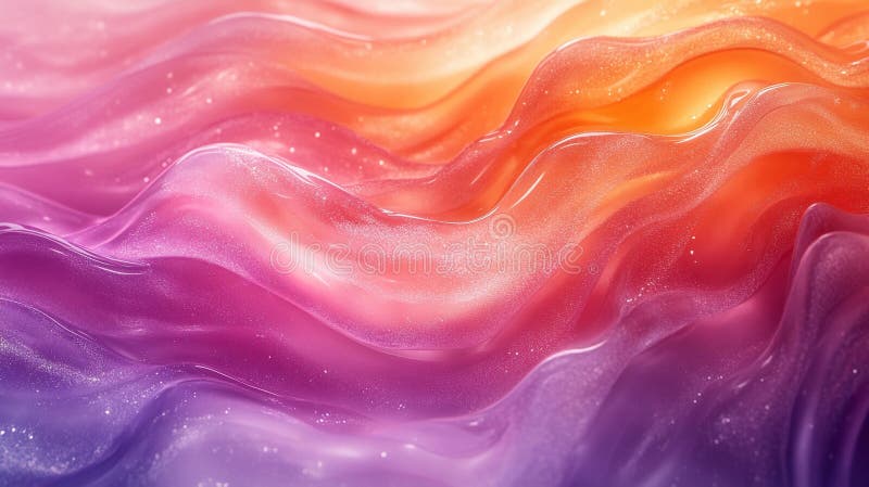 Liquid Sunset Gradient Background Stock Image - Image of glossy, liquid ...