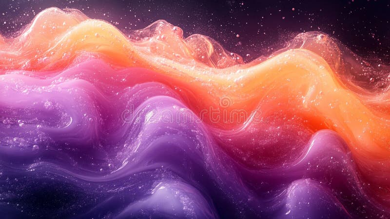 Liquid Sunset Gradient Background Stock Image - Image of creative, colors: 377240463
