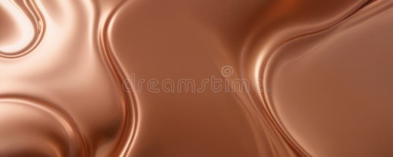 Smooth and Glossy Material in Metallic Copper Stock Photo - Image of ...