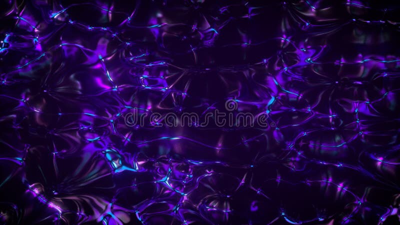 Smooth Glowing Purple Lines Flow 3D Render Illustration Stock ...