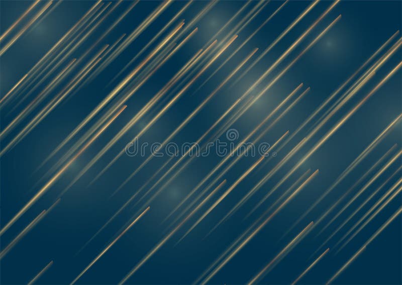 Smooth Golden Rays Abstract Tech Background Stock Vector - Illustration ...