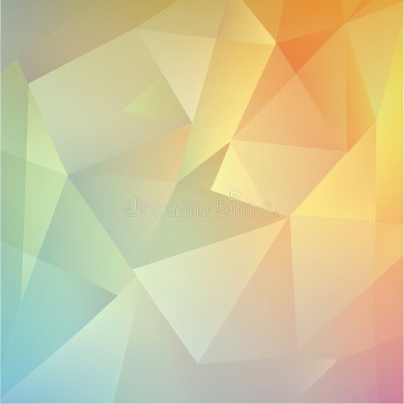 A Smooth Gradient Backdrop Features Various Polygonal Shapes in Soft ...