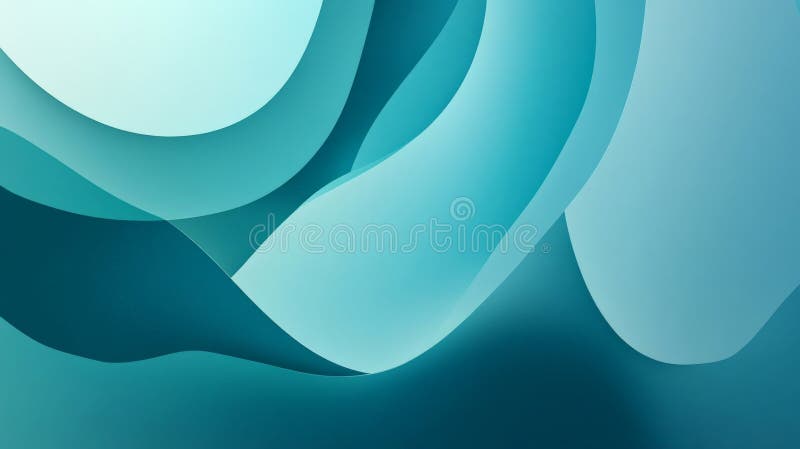 Smooth Gradient Background Blending from Deep Teal To Light Blue ...