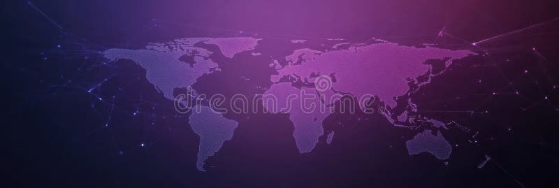 Smooth Gradient Background Featuring Faint Outlines Continents Subtle ...