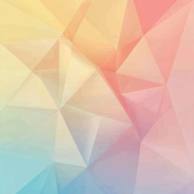 A Smooth Gradient Background Showcases Polygonal Shapes with Soft Edges ...