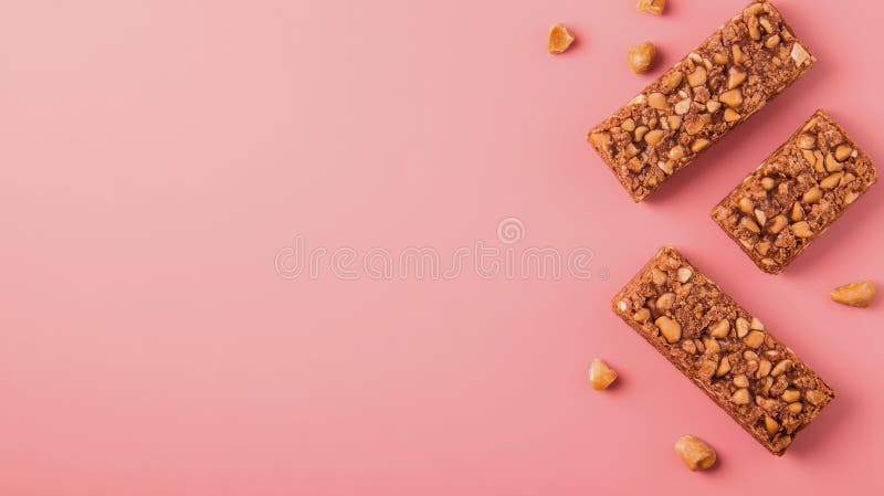 Smooth Gradient Background with Snack Bars Stock Image - Image of snack ...