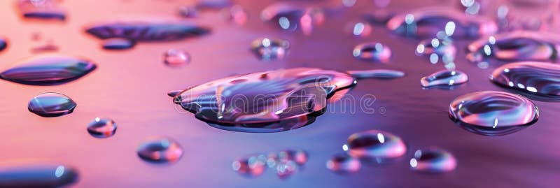 A Smooth Gradient of Rectangular Water Drops Fading into the Background ...