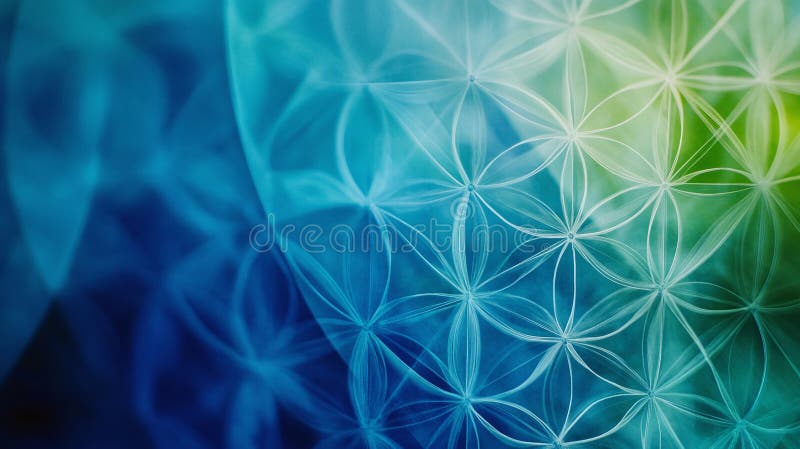 Smooth Gradient Transition from Deep Sapphire Blue To Emerald Green ...