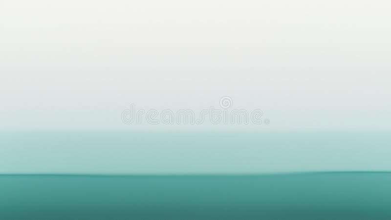 Gradient Ocean Horizon with Soft Turquoise Hues Stock Illustration ...