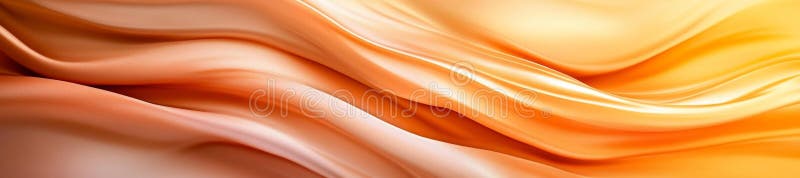 Smooth Gradient of Warm Orange Tones with Flowing Silk Texture Stock Illustration - Illustration ...