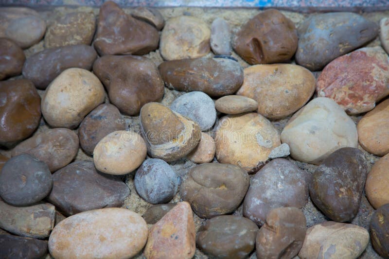 Smooth Gray Rocks with White Stripes Horizontal Background Stock Image ...
