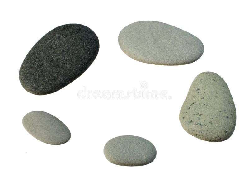 Smooth gray pebbles stock image. Image of grained, cobble - 3854793