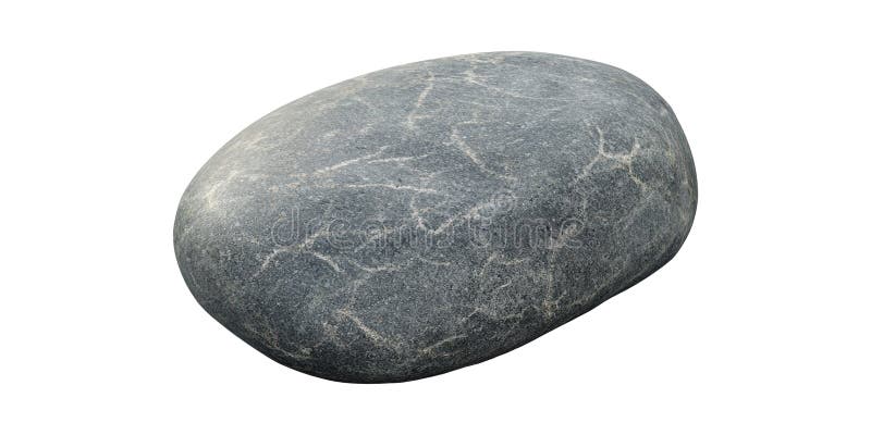 Smooth Gray Stone with Natural Patterns. Symbol of Stability and ...