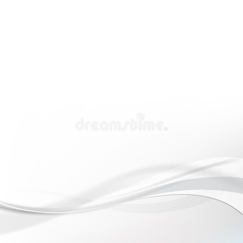 Smooth Grayscale Lines Abstract Background. Vector Illustration Stock ...