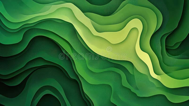 Smooth Green Abstract Gradient Background with Soft Transition, Ideal ...