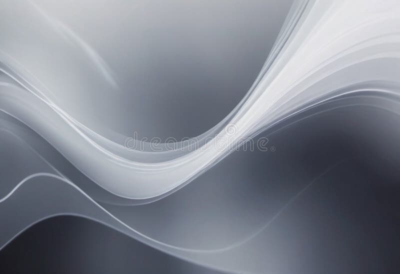 A Smooth Grey Abstract Background with Soft Lines and Subtle Bokeh ...