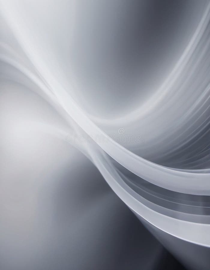 A Smooth Grey Abstract Background with Soft Lines and Subtle Bokeh ...