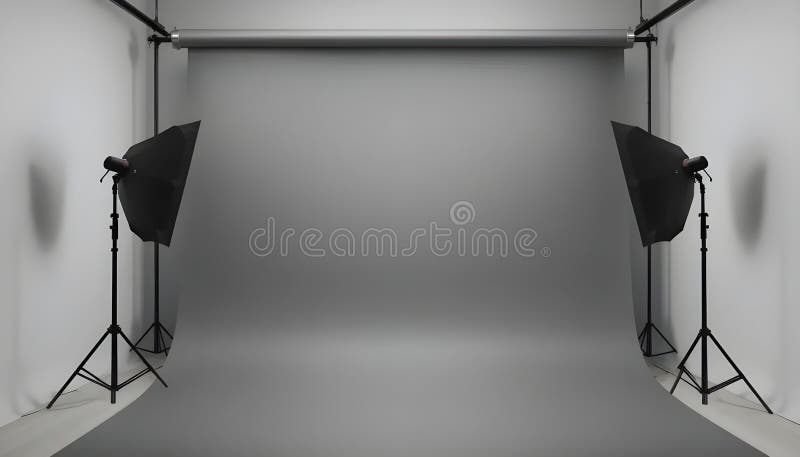 Neutral Elegance: High-Quality 4K Grey Background for Studio Portraits ...