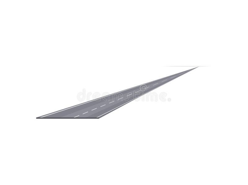 Smooth Highway in Diagonal Element Stock Vector - Illustration of path ...