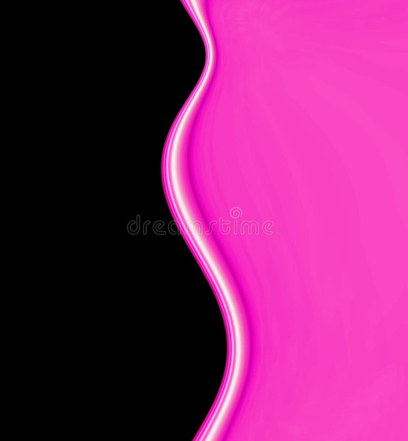 Smooth Hot Pink Waves stock illustration. Illustration of backdrop ...