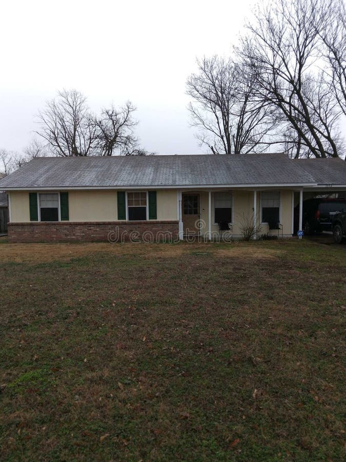 Smooth House for a Family of Four Yeah Stock Image - Image of family ...